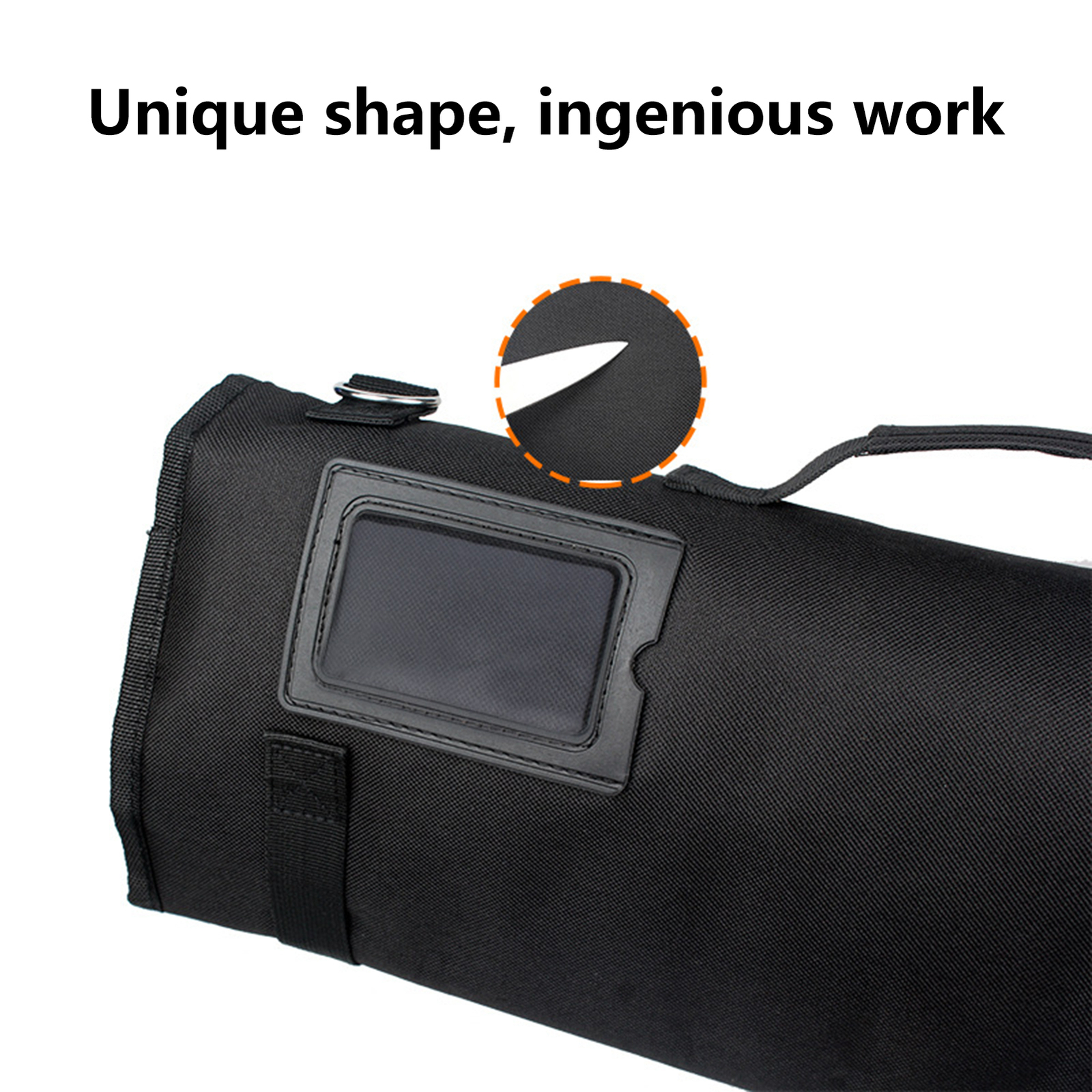 Chef Cutter Bag Large Capacity Storage Space Saving Cutter Case Black ...