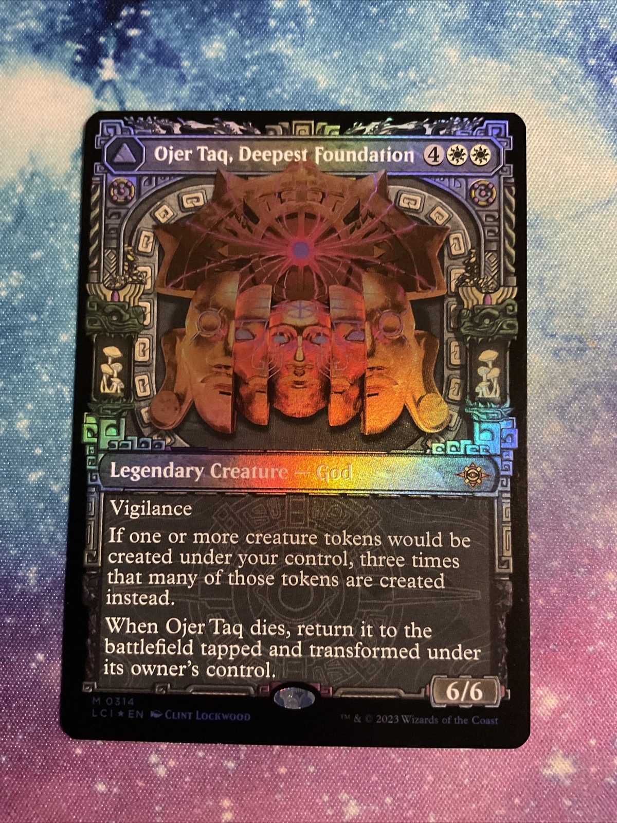 MTG FOIL Ojer Taq Deepest Foundation Temple of Civilization Showcase ...
