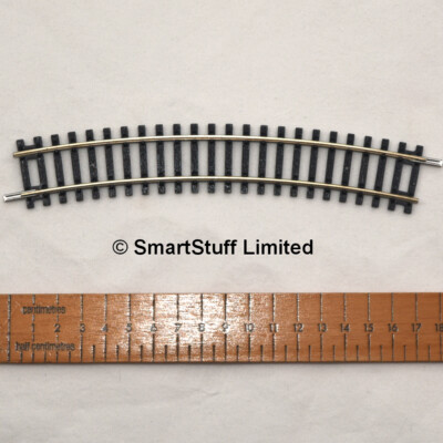 Hornby R606 Single Curve - 2nd Radius Curve 22.5 degrees - 438mm oo ...