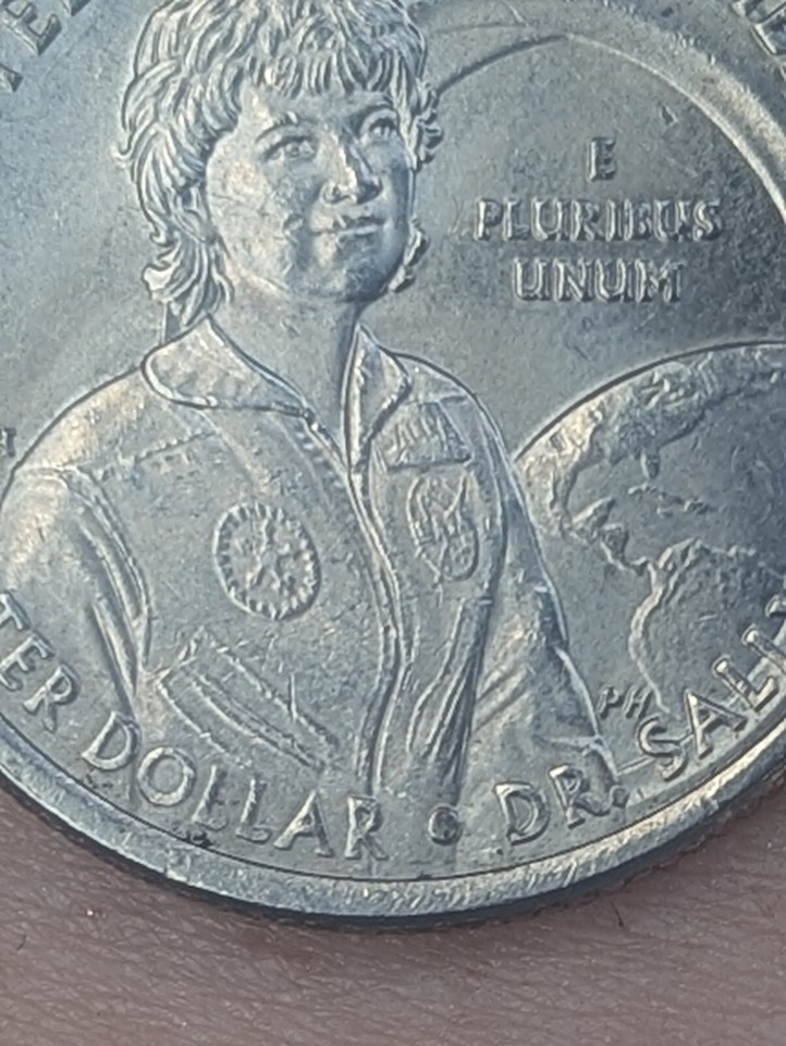 2022 P Dr Sally Ride Error Quarter DDO DDR Strike Thru Comet | eBay