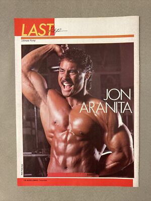 Jon Aranita Last Rep Bodybuilding Workout Photo Taken From Magazine | eBay