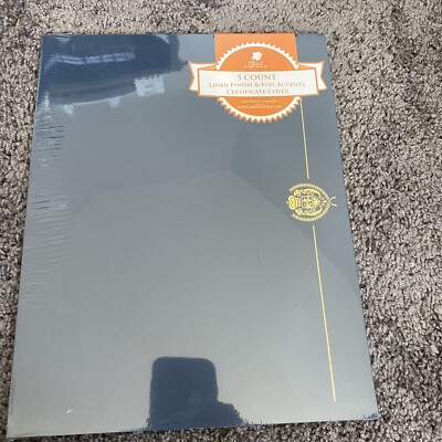 Great Papers Certificate Covers Navy Classic Crest 903115 12" x 9.375 ...