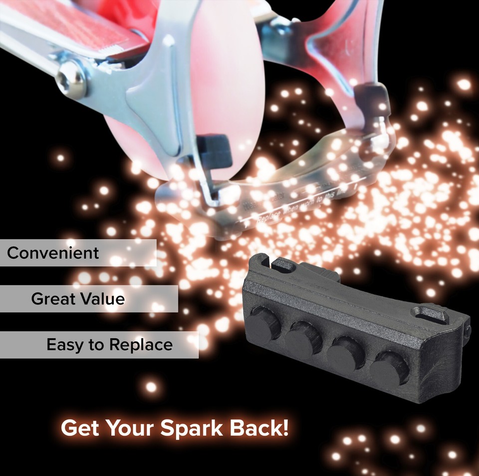 Replacement Spark Cartridge Razor eSpark, FlashRider 360, & Spark Kick ...