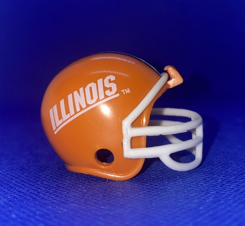 NCAA Mini College Football Helmet “Illinois Fighting Illini” Orange ...