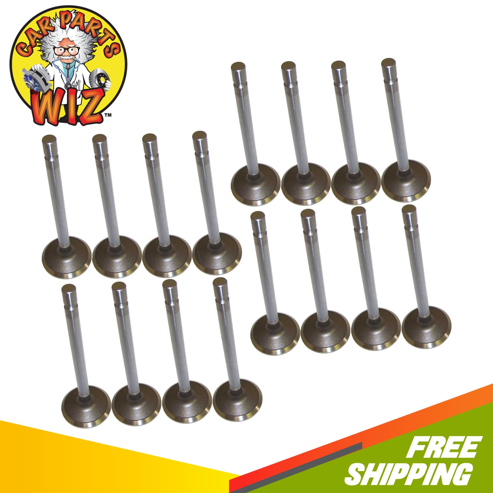 Exhaust and Intake Valves Fits 86-92 Ford Ranger 2.9L V6 OHV 12v Cu.177 ...