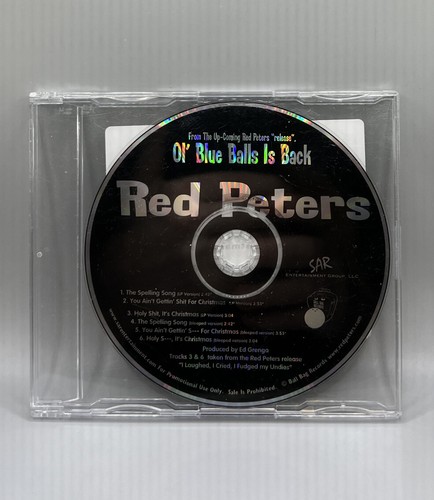 Red Peters - 6 Track Promo CD From OL' Blue Balls is Back RARE DJ copy ...