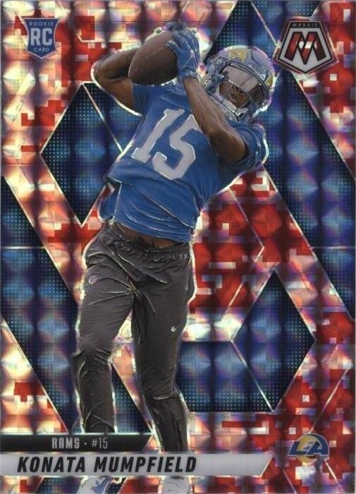 2025 Panini Mosaic - Rookies Konata Mumpfield #393 Red Camo Mosaic ...