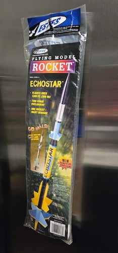 Rare Vintage Estes Echostar #2176 2 Stage Payload Model Rocket BRAND ...