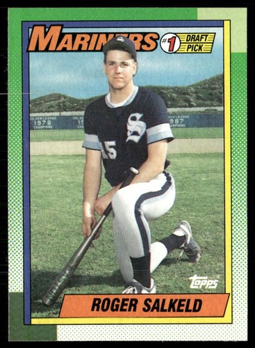 1990 TOPPS ROGER SALKELD RC SEATTLE MARINERS #44 | eBay