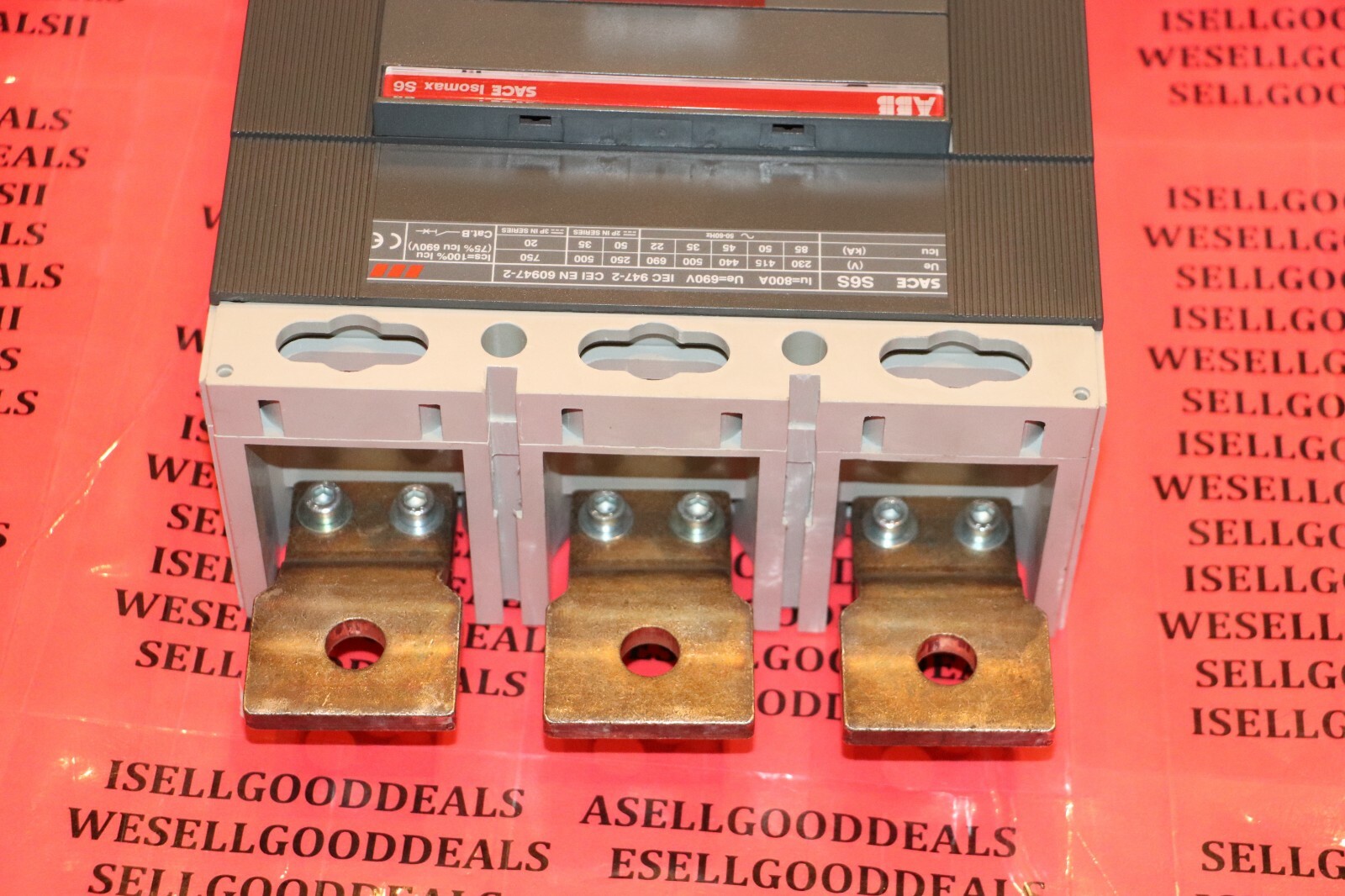 ABB SACE ISOMAX S6S 800A 3P PR212/P Circuit Breaker New | eBay
