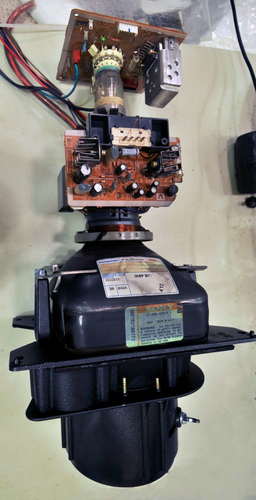 Complete Sony Rear Projection TV Red CRT Picture Tube / Lens / Boards ...