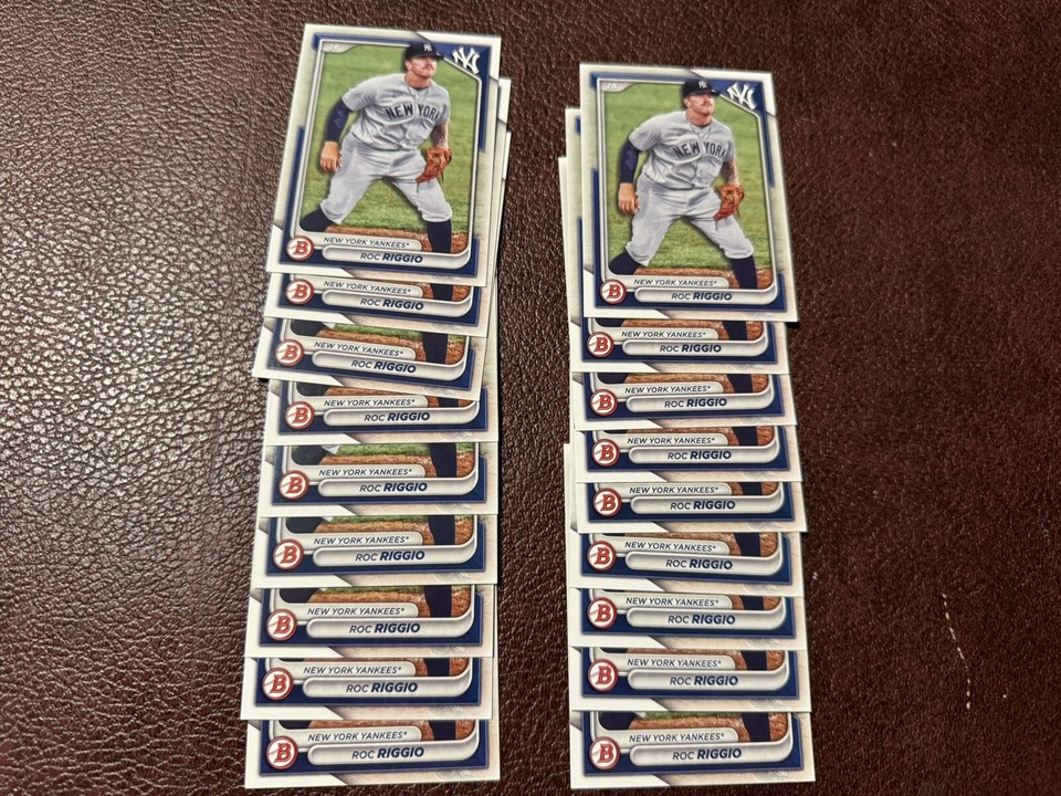 2024 bowman Roc Riggio (18) Card Prospect Lot Yankees #BP-70 | eBay
