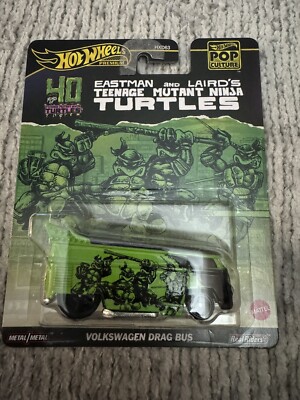 Hot Wheels Drag Bus Teenage Mutant Ninja Turtles Pop Culture TMNT ...