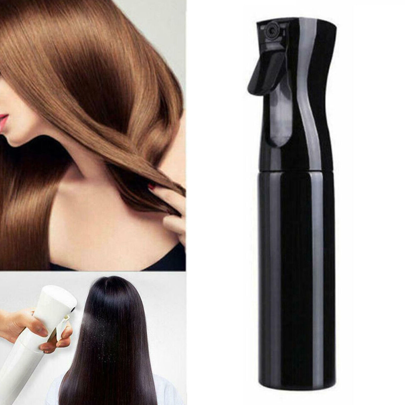 Continuous Mist Hair Spray Bottle Barber Water Sprayer Salon Plant ...