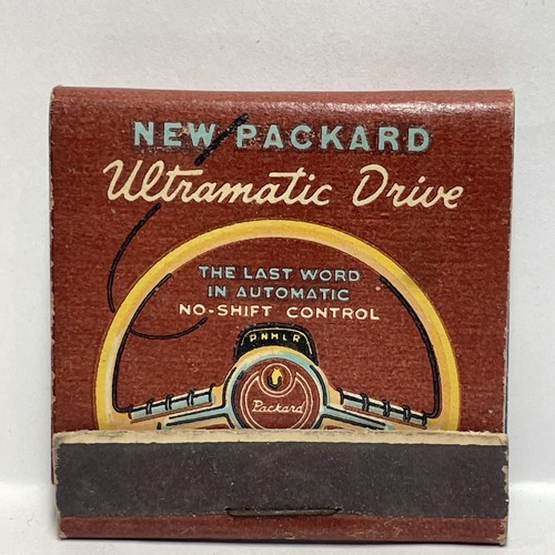 New Packard Ultramatic Drive Bakersfield CA Car Auto 30 Stick Matchbook ...