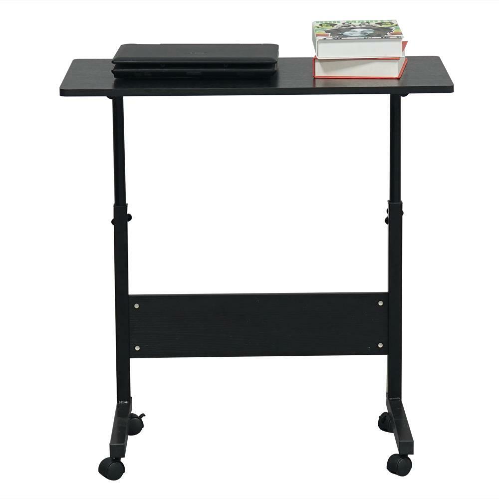 Office Laptop Desk Rolling Adjustable Portable Table Computer Mobile ...