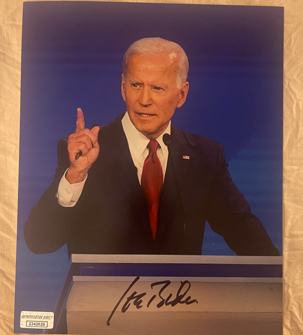 President Joe Biden AUTOGRAPH 8x10 Photo w/ COA CERTIFIED Authentic ...