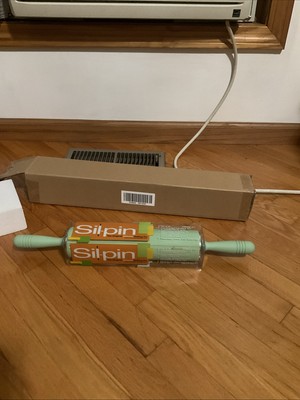 FIESTA Sil-Pin Silpin The Original Full Size Silicone Rolling Pin 12x3 ...