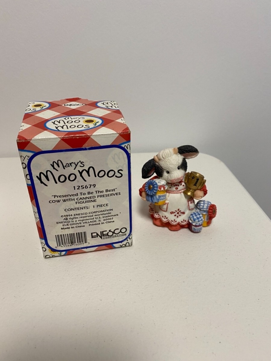 Objets De Collection De La Vache Mary Moo Mary Moo Moos Vache Ange