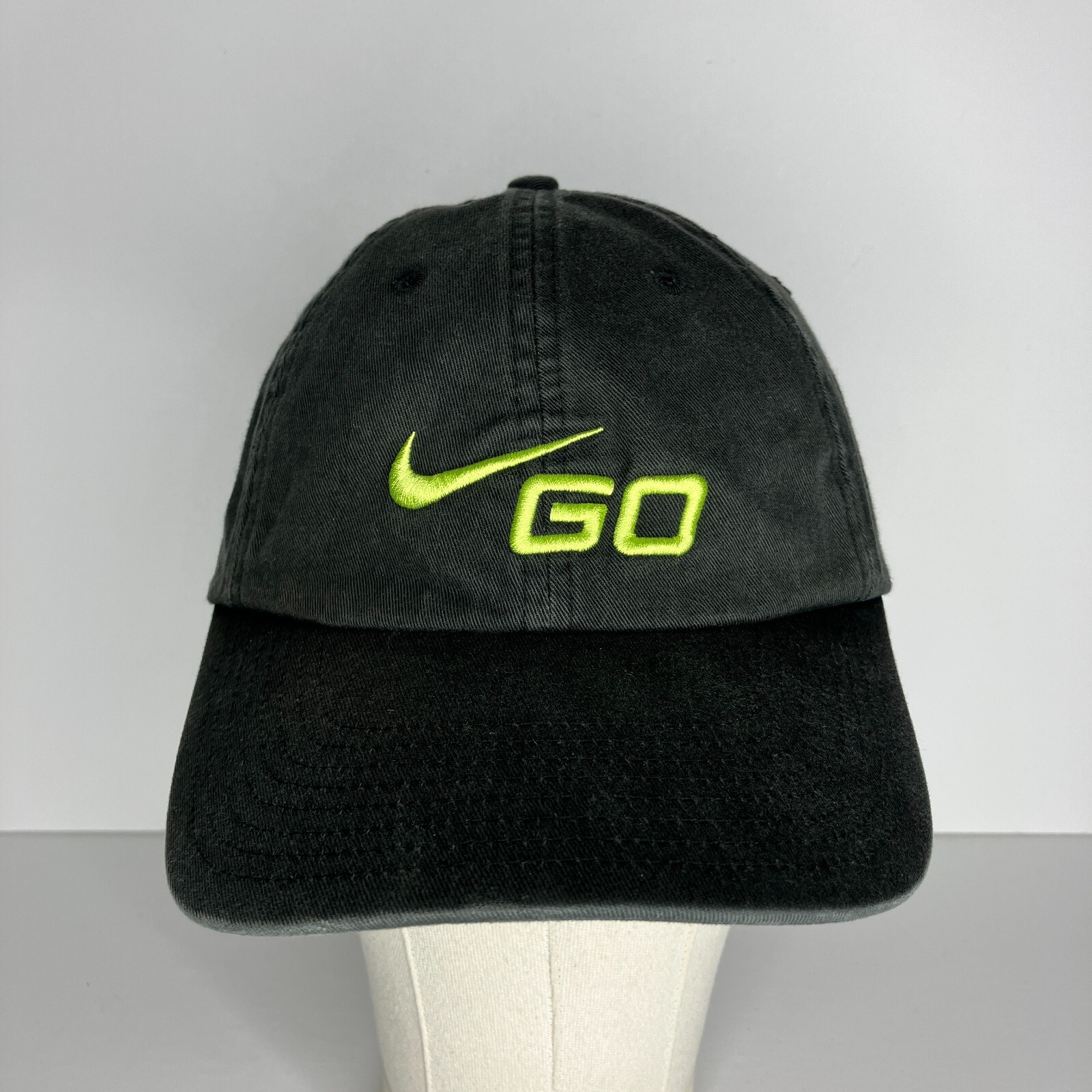 Nike Go Black Distressed Adjustable Hat - Gem