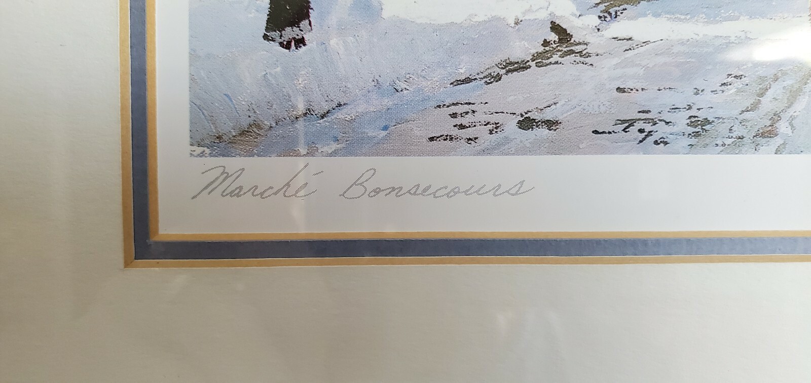 Inge Claussen Signed/Framed "Bonsecours Market" Litho Canadian Art Card ...