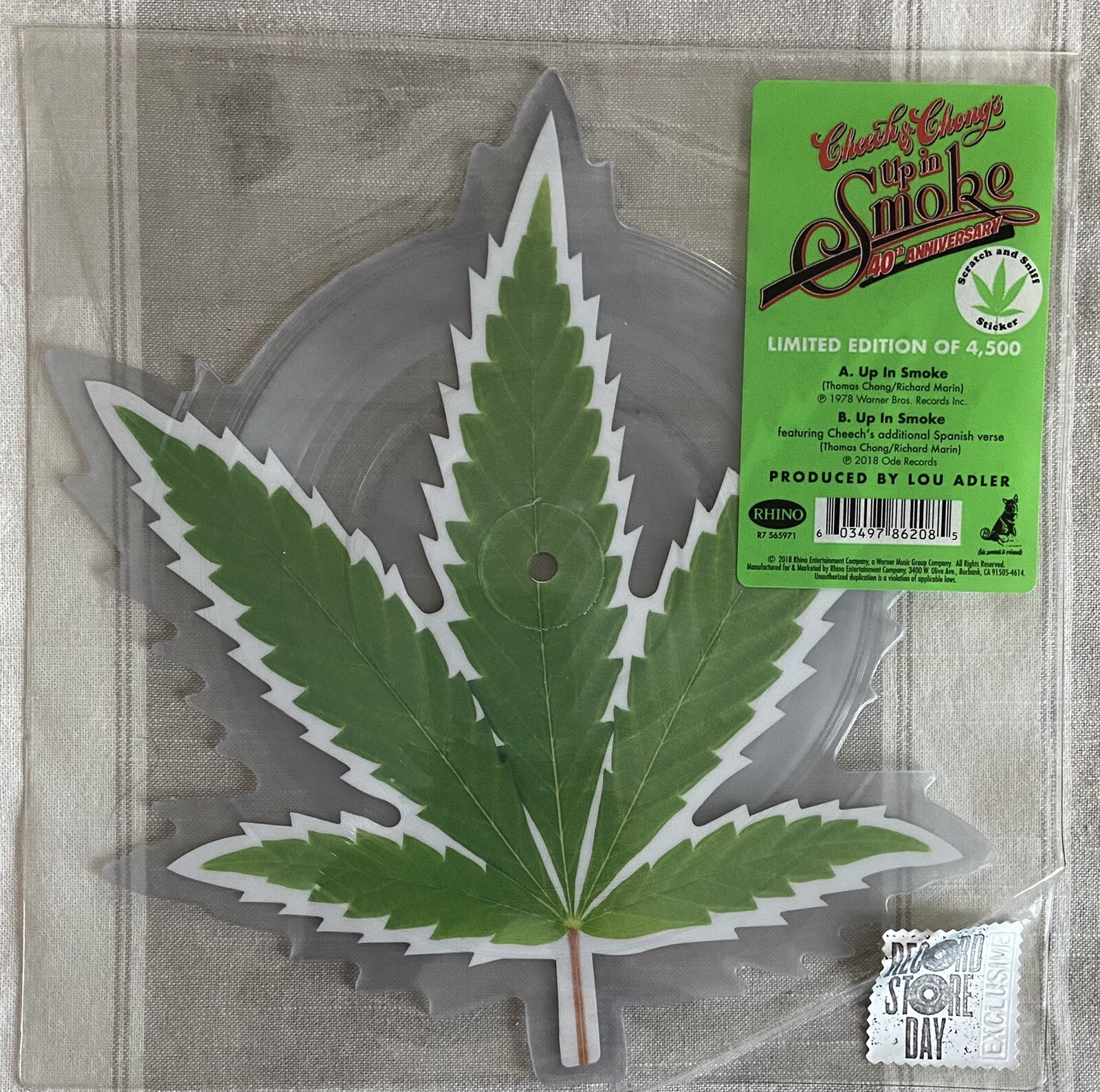 Cheech & Chong- Up in Smoke- RSD Vinyl Marijuana LP RSD 2018 Picture ...