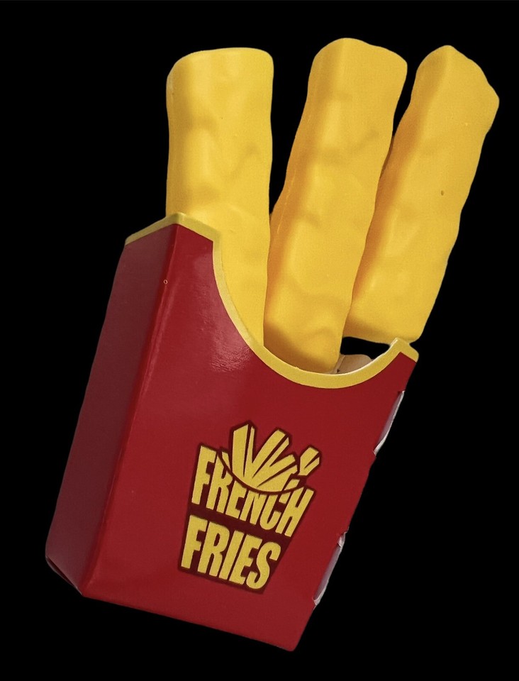 Plastic Hamburger Fast Food French Fries Juice Toy Play Food Set Red ...