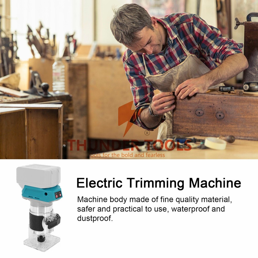 Thunder Tools Woodworking Trimmer Electric Trimming Machine Wood Router ...
