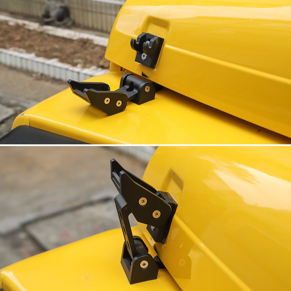 2x Left & Right Hood Lock Latch Catch Cover for Jeep Wrangler TJ 1997 ...