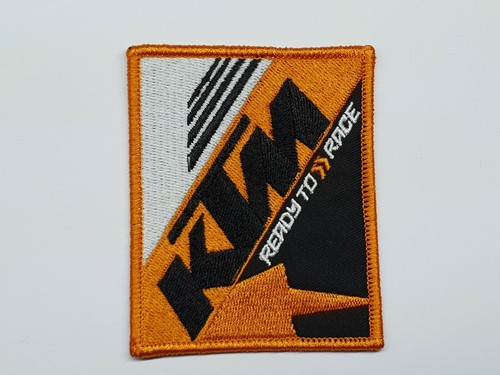 Quality Iron/Sew on KTM patch biker Ready to race logo motocross | eBay ...