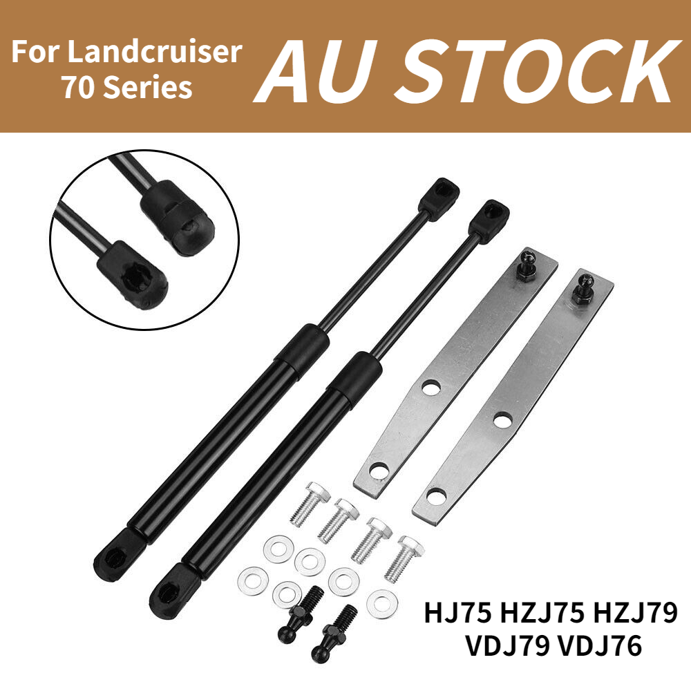 For 70 Series Landcruiser Bolt In Bonnet Strut Kit Hj75 Hzj75 Hzj79 ...