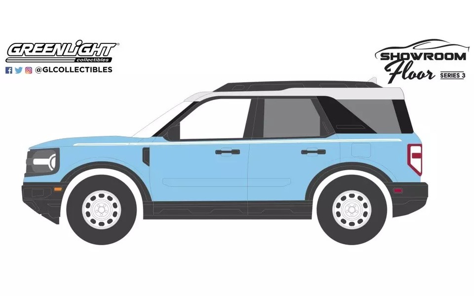 Mini car 164 2023 Ford Bronco Sport Heritage Limited Edition Robin's ...