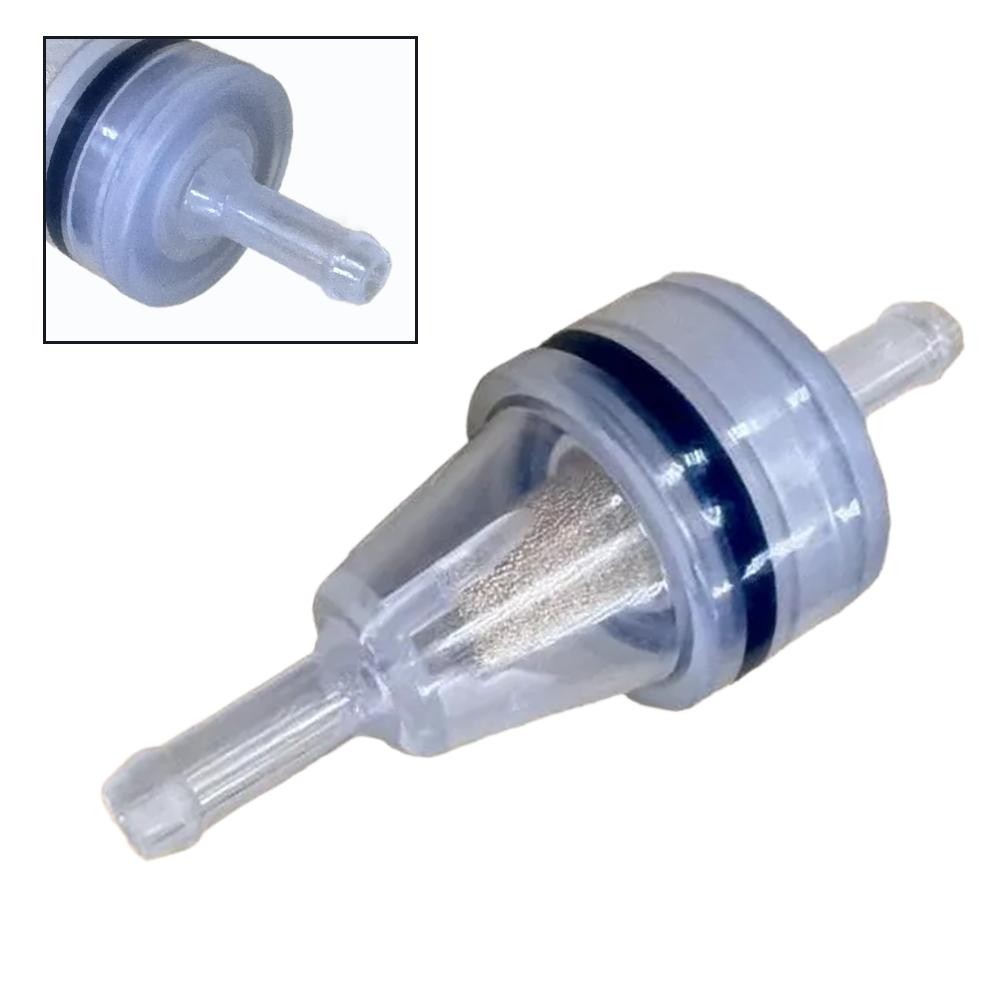 Small Plastic Universal Motorcycle Gas Petrol Fuel Oil Filter 1/4 ...
