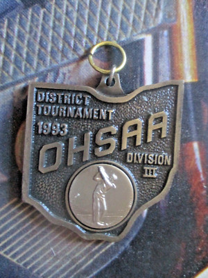 vtg - 1983 OHSAA DISTRICT TOURNAMENT - Golf Medal - Ohio High School ...