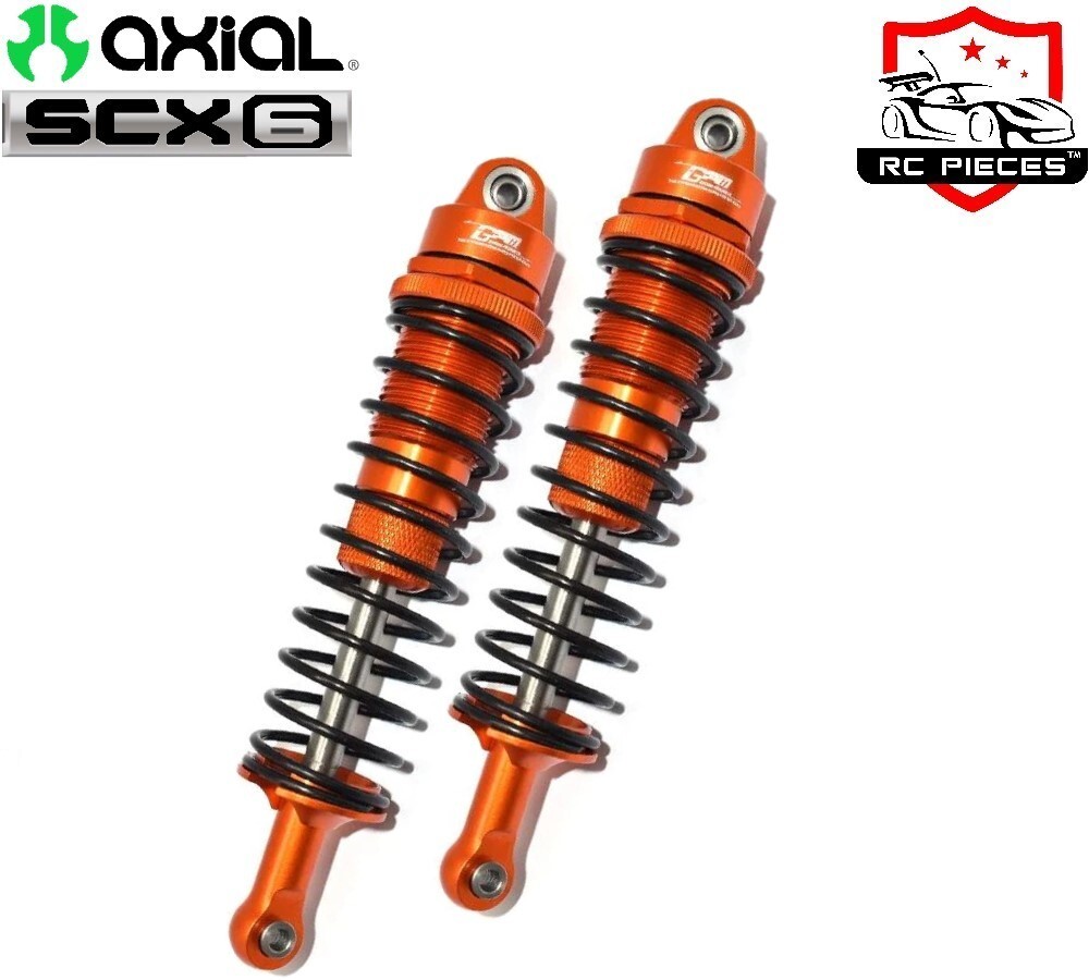 AXIAL SCX6 1/6 4WD JEEP HONCHO ALLOY FRONT / REAR SHOCKS GPM UPGRADE ...