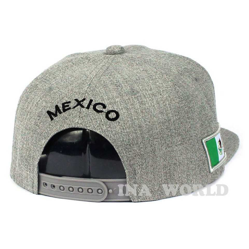 MEXICAN Hat MEXICO Federal Logo State Embroidery Snapback Flat Bill ...
