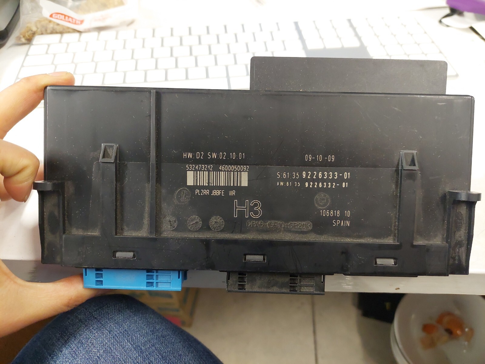 BMW E88 BODY CONTROL MODULE UNIT BCM ECU 61.35 9226333 JUNCTION BOX ...