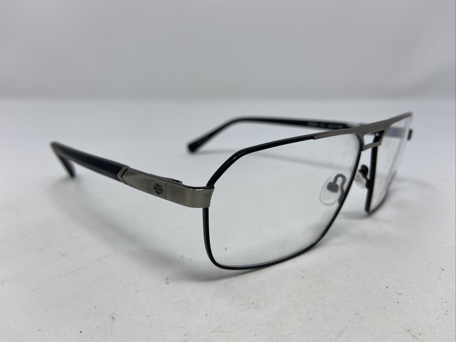 Harley Davidson HD0809 001 59-13-145 Black Metal Full Rim Eyeglasses ...
