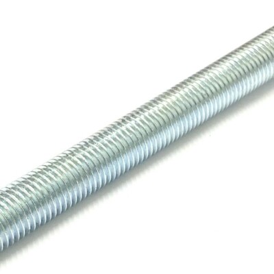 1 x M16 (16mm DIAMETER x 300mm LENGTH) ZINC THREADED STUD BAR / ROD ...