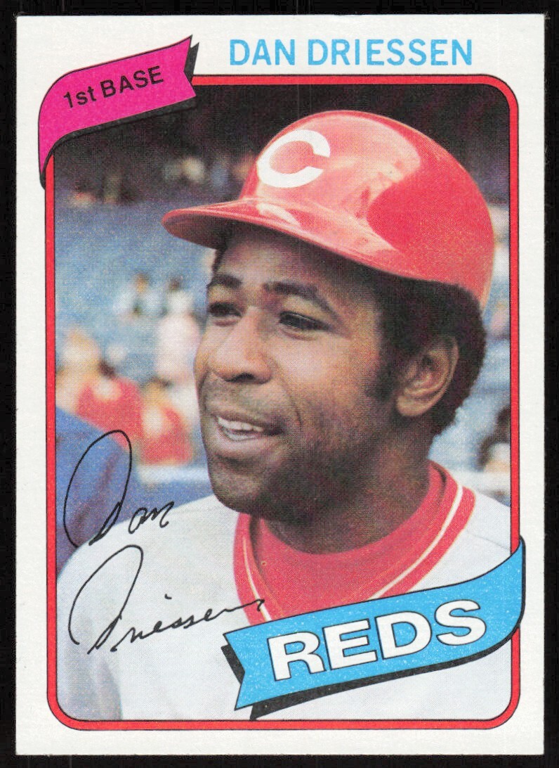 1980 Topps Dan Driessen Cincinnati Reds #325 | eBay