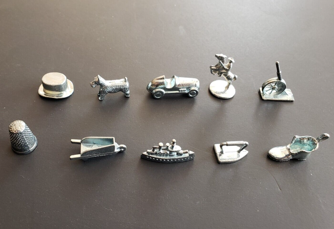 Monopoly Metal Replacement Tokens - 10 Classic Pieces Pawns Charms 💥 | eBay