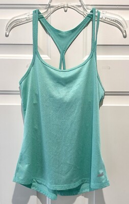 Avia Women Racerback Tank Top Size Small Mint Green Exercise Athletic ...