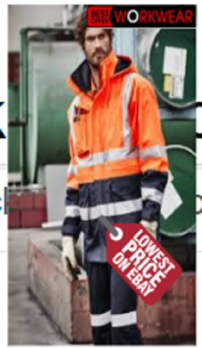 Syzmik Mens Hi Vis 4 in 1 Waterproof Jacket ZJ532 | eBay Australia