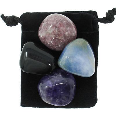 OBSESSIVE COMPULSIVE DISORDER (OCD) RELIEF Tumbled Crystal Healing Set ...