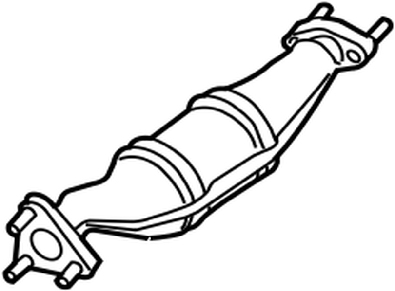 208A2-EA21B Nissan Three way catalytic converter 208A2EA21B, New ...