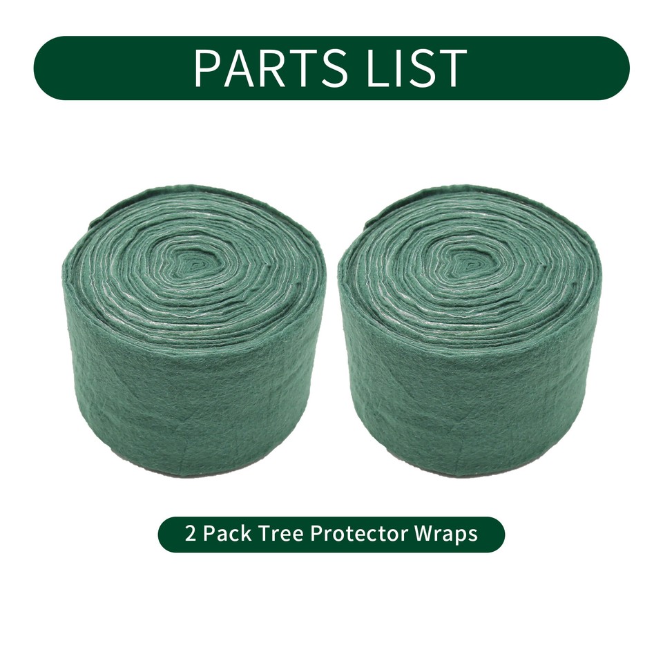 2 Pack 65ft Winter-Proof Plant Covers Tree Protector Wraps Keep Warm ...