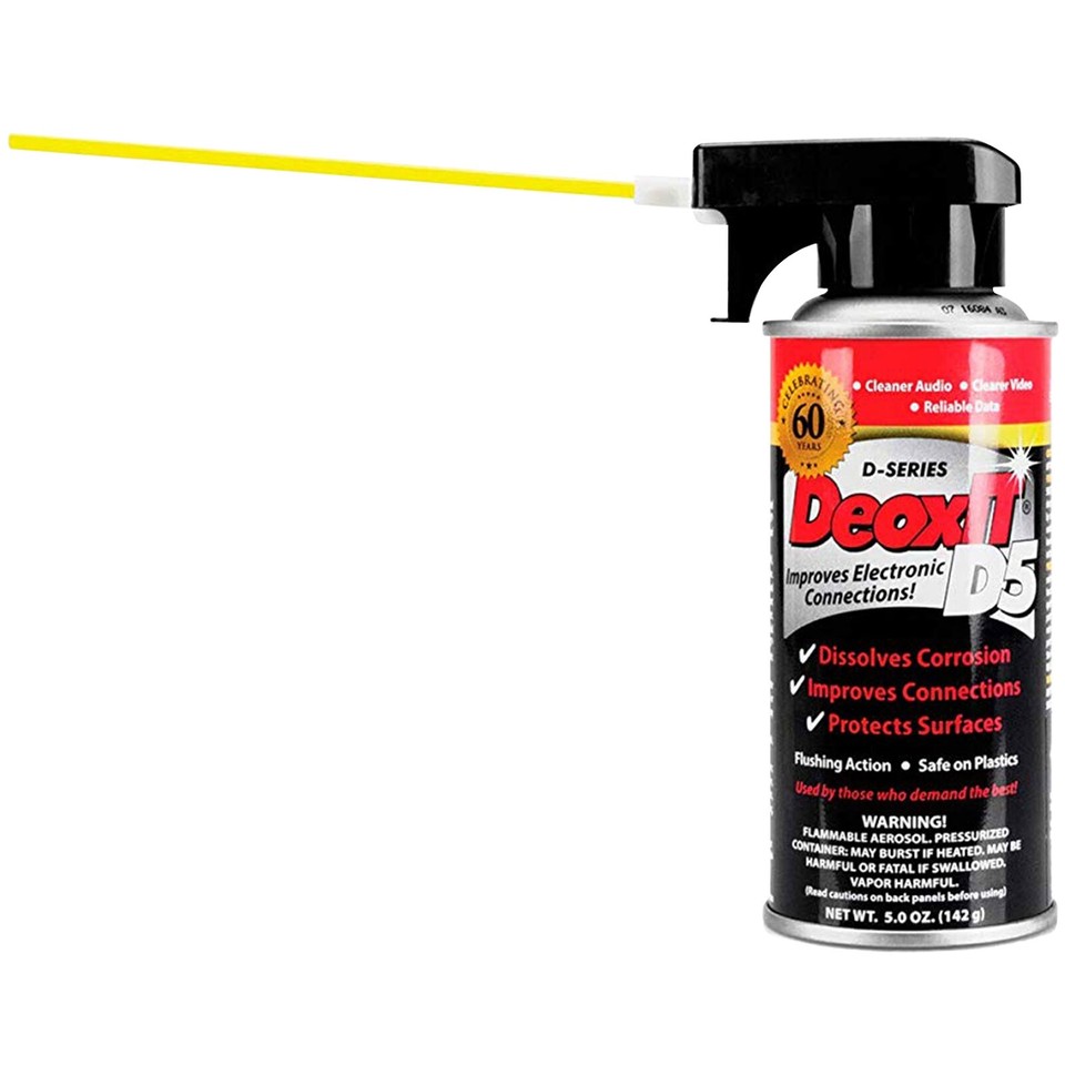 Hosa D5S-6 CAIG DeoxIT 5oz 5% Spray Deoxidizing Solution Contact ...