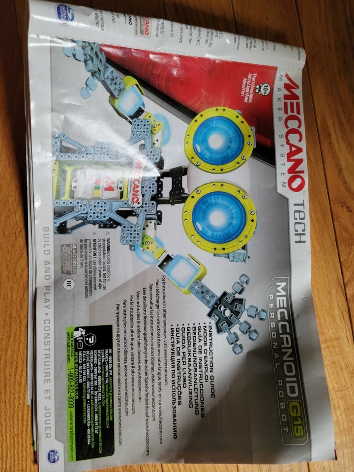 Meccano G15 Meccanoid Personal Robot Pre-built 2 Feet Tall | eBay