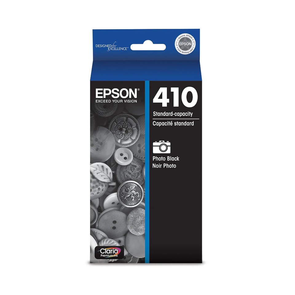 Original Genuine Epson 410 Ink Cartridge Black Cyan Magenta Yellow T410 ...