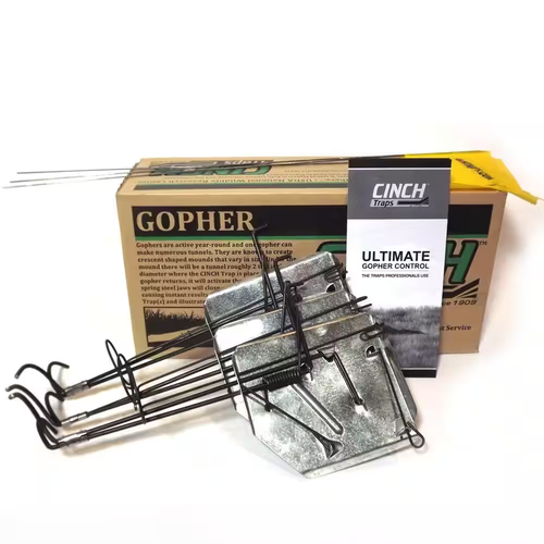 CINCH Traps 3 in. Medium Gopher Kit Steel Pest Trap Outdoor Lawn Garden Control 7445020651628| eBay